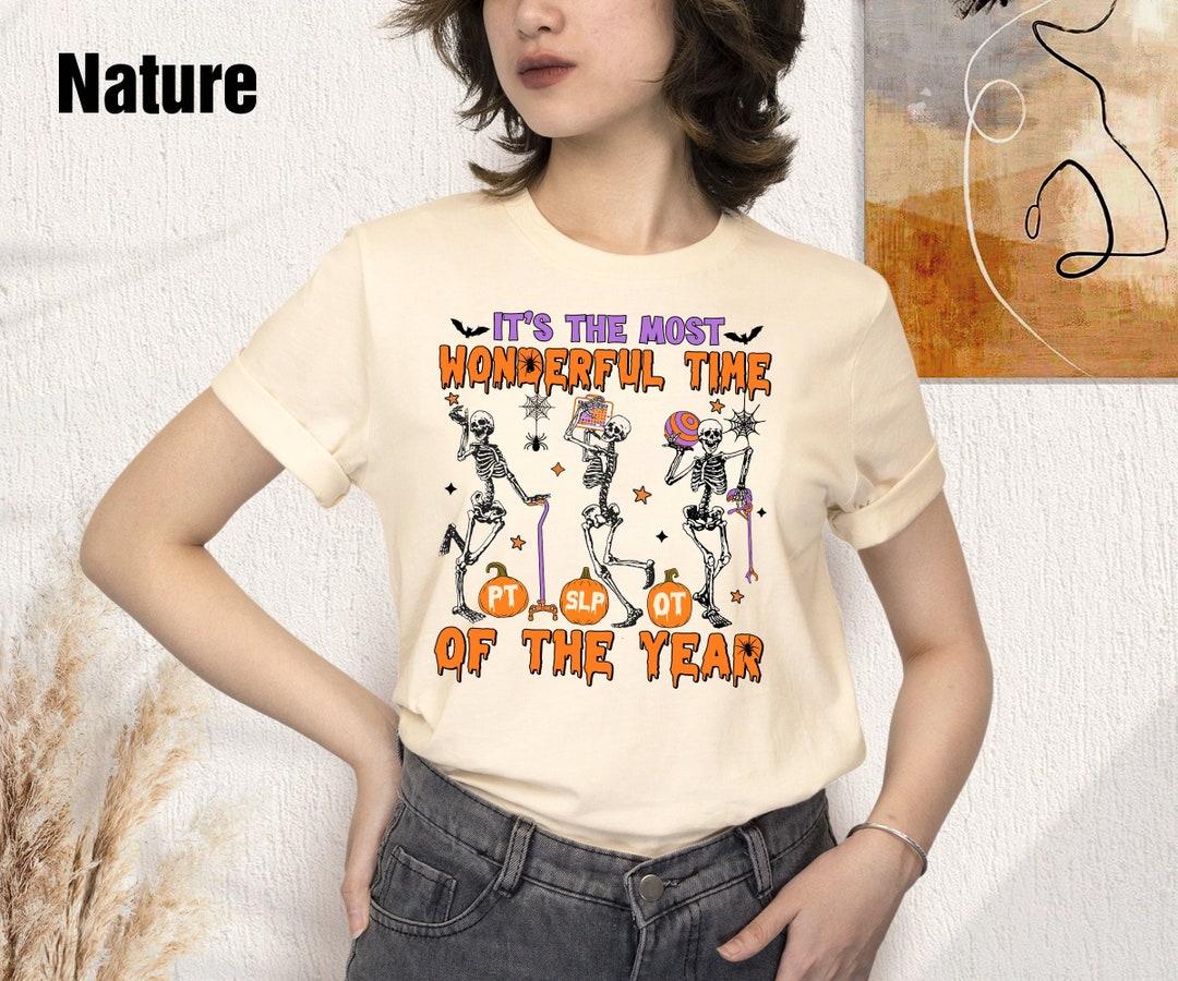 SLP OT PT Shirt, Halloween Slp Ot Pt Shirt, Spooky Slp Ot, Speech ...