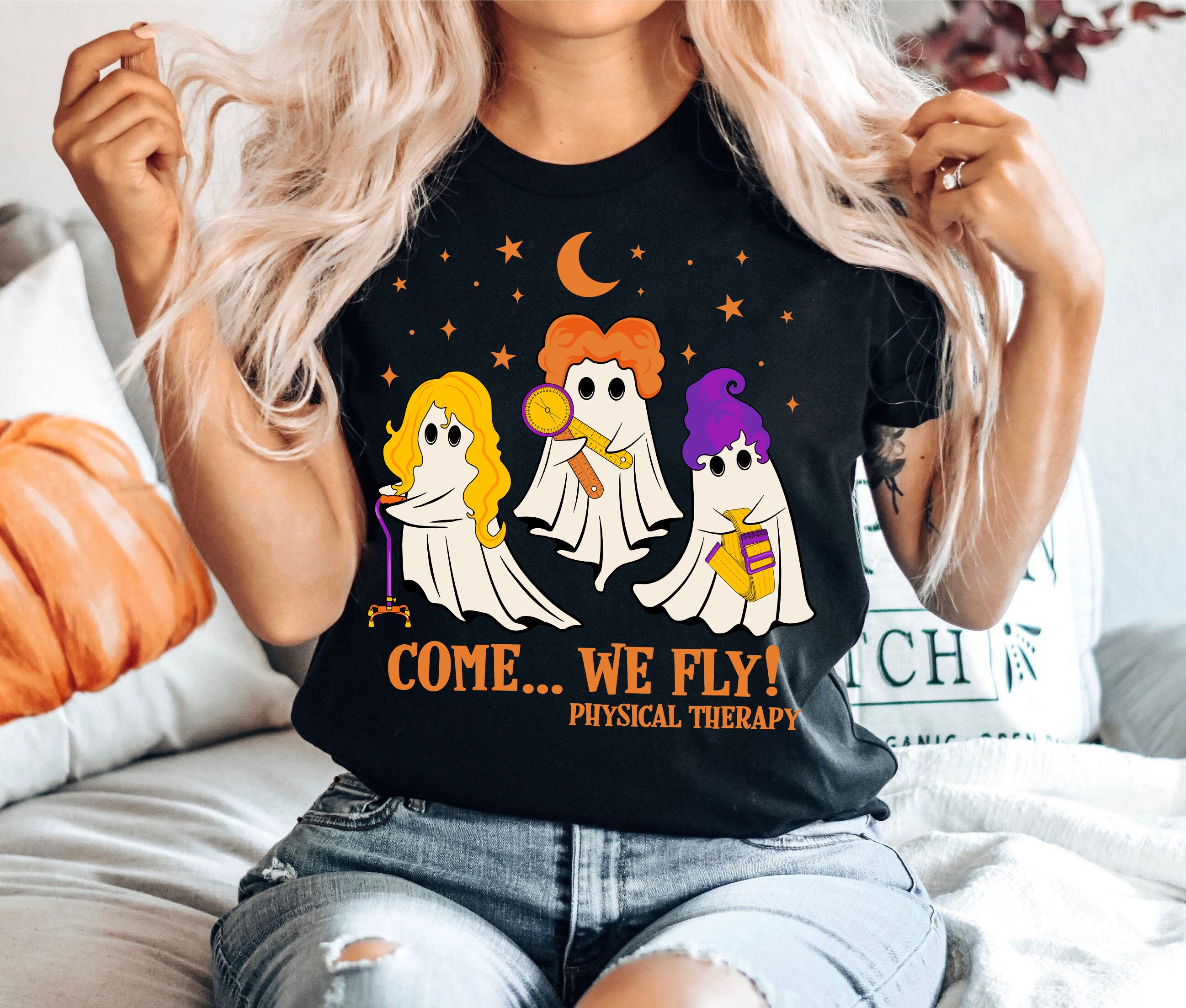 Physical Therapy Shirt, Physical Therapist Halloween Shirt, Spooky Pt ...