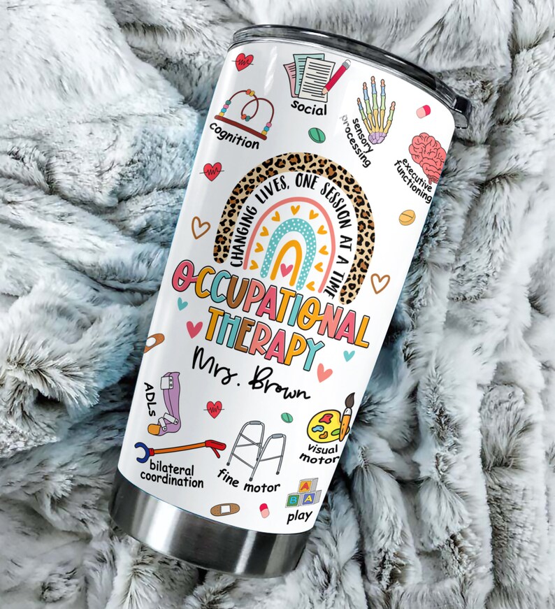 Personalized Occupational Therapist Alphabet Tumbler OT OTA - Etsy