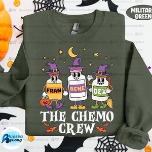 Oncology Nurse Halloween Fight Cancer Awareness Nurse Squad Chemo ...