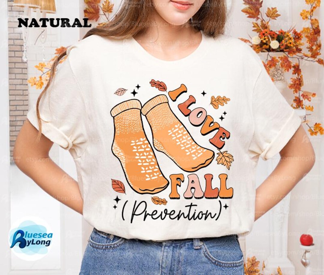 Fall Prevention Nurse Shirt Halloween Nurse Funny Shirt Icu ER Cna Rn ...