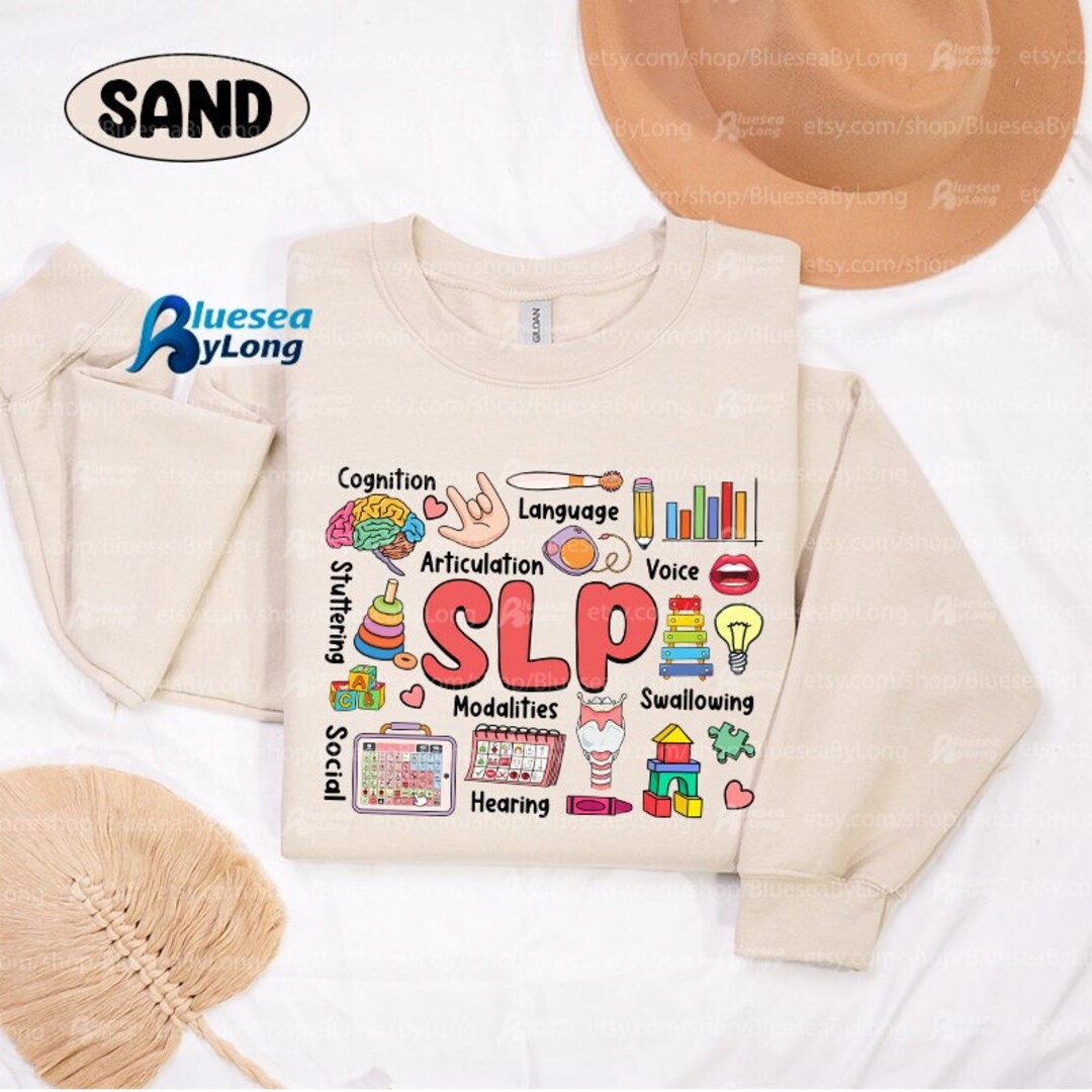 Speech Pathologist Shirt, SLP Speech Therapist Sweatshirt, Speech ...