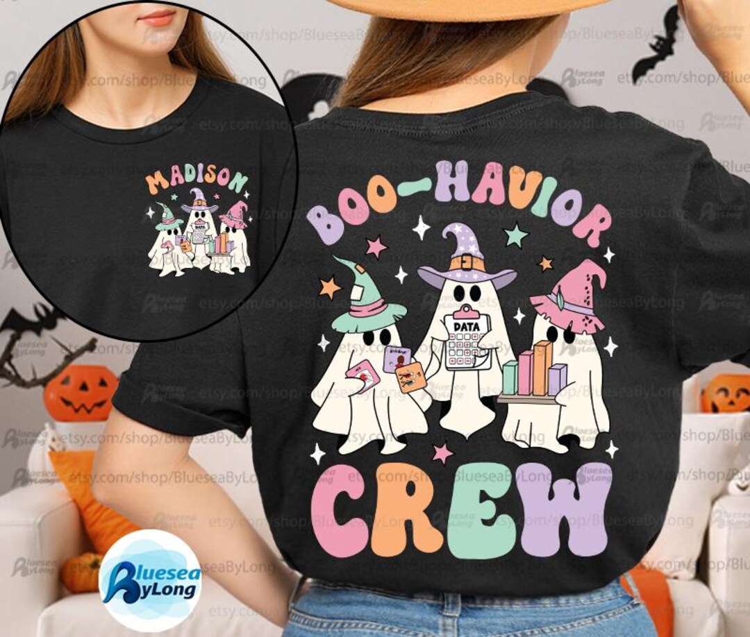 Behavior Therapy Halloween Shirt Personalized ABA RBT Special Education ...