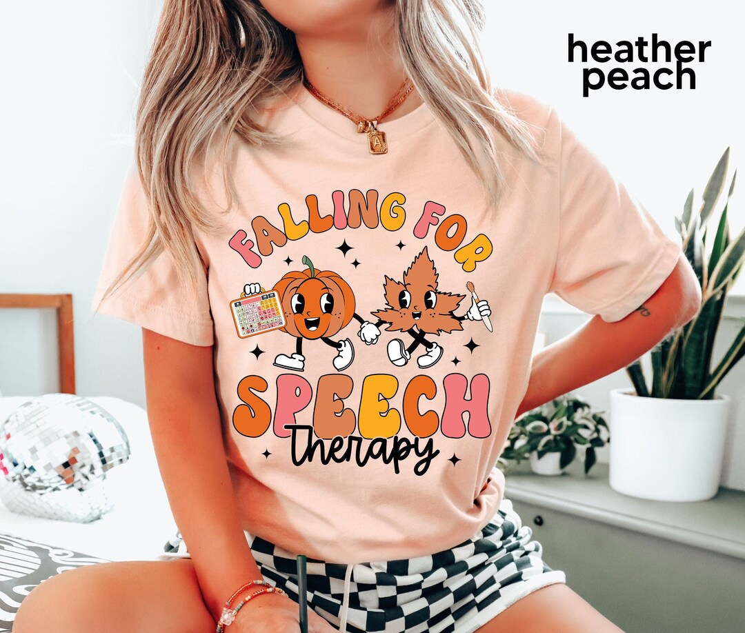 Speech Therapy Shirt Falling for Speech Therapy Slp Fall - Etsy