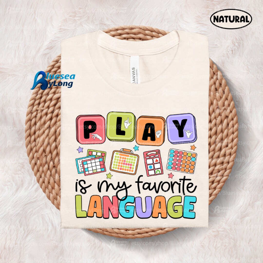 Speech Language Pathologist Gift Play is My Favorite Language Speech ...