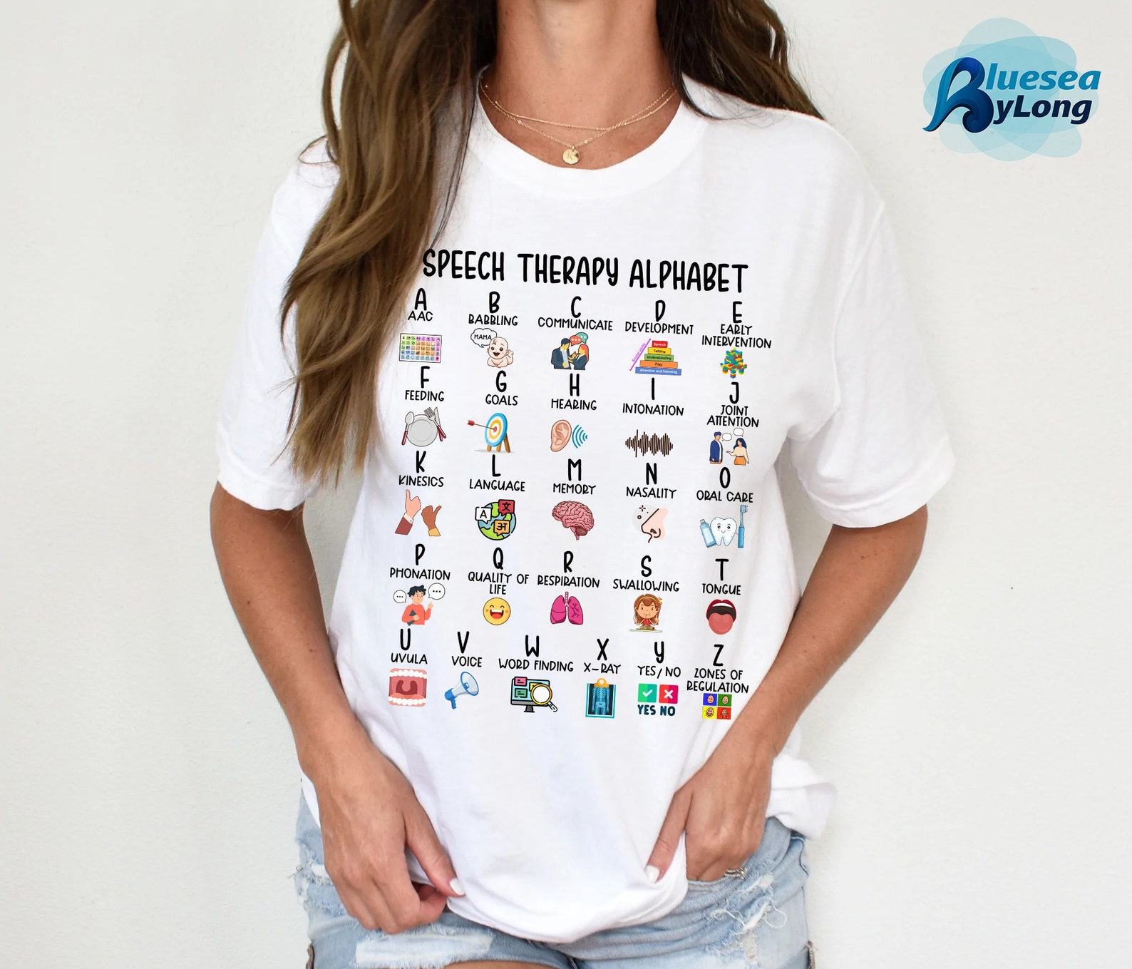 SLP Alphabet Shirt, Abc of Speech Therapy Alphabet, SLP SLPA Shirt ...