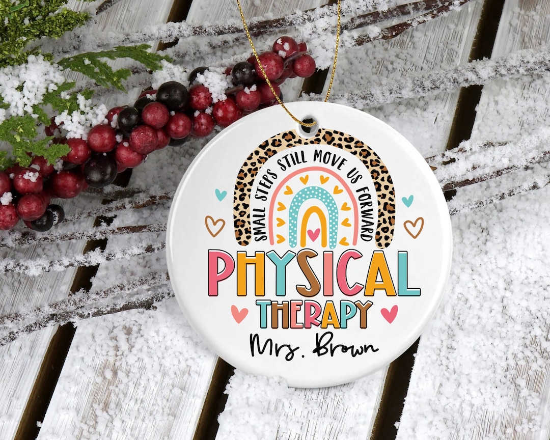 Personalized Physical Therapist Christmas Ornament, PT PTA Ornament, Pt ...