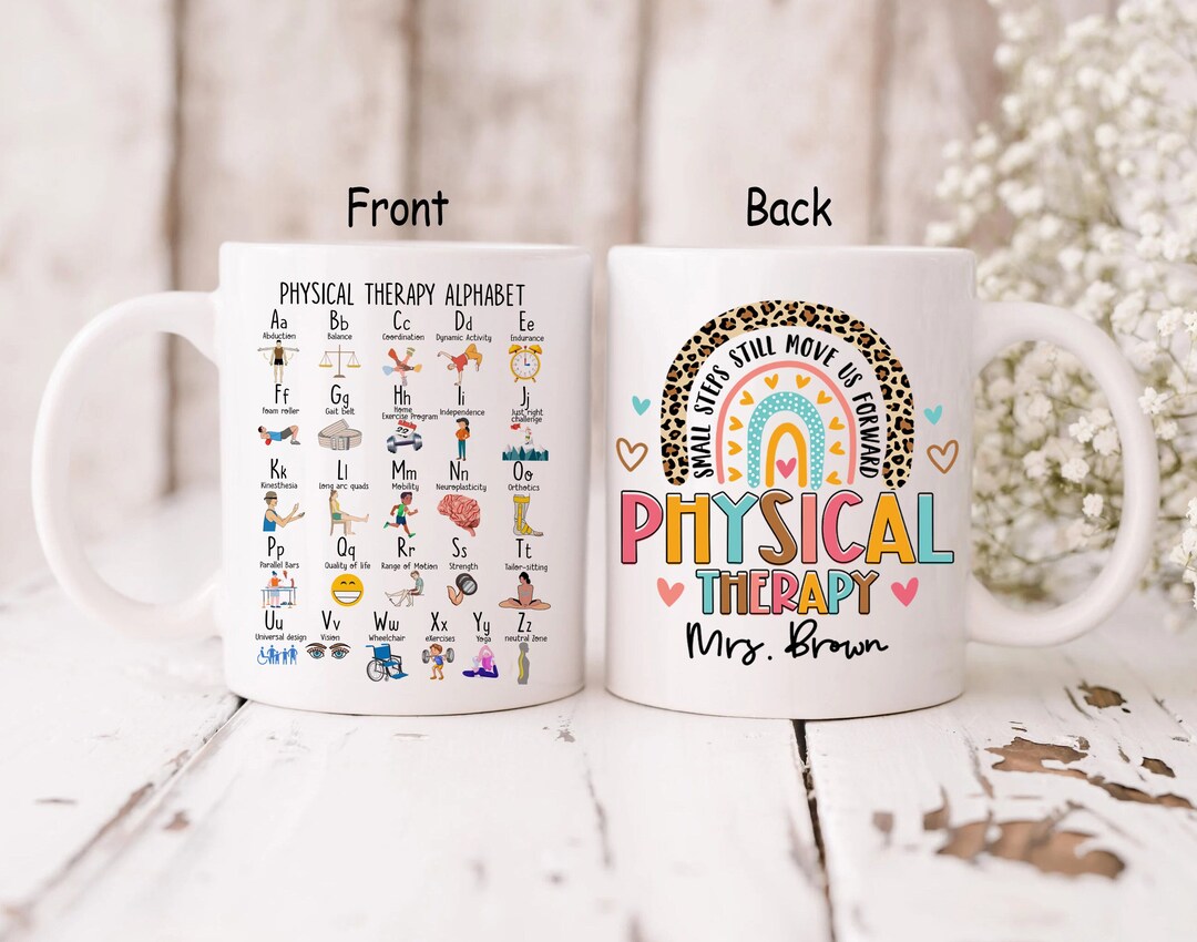 Physical Therapist Mug Personalized, Physical Therapy Gift, OT OTA Cup ...