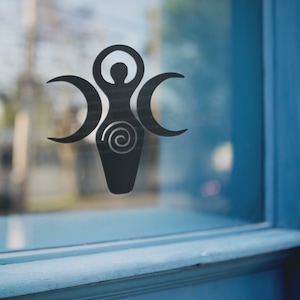 Goddess Symbol Decal/car Decal/window Decal/pagan Bumper Sticker/window ...