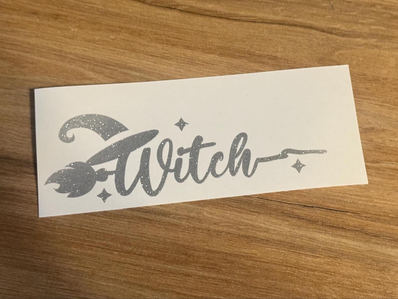 Witch Broom Car Decal: Pagan Wiccan Window Sticker - Etsy