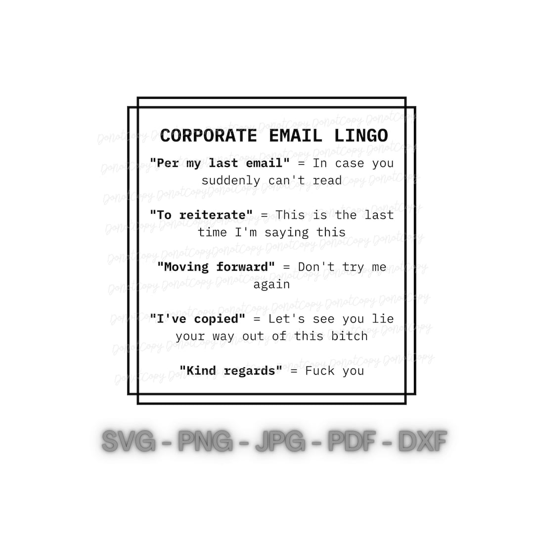 Funny Corporate Lingo Art: Sarcastic Office Quotes (digital Download ...