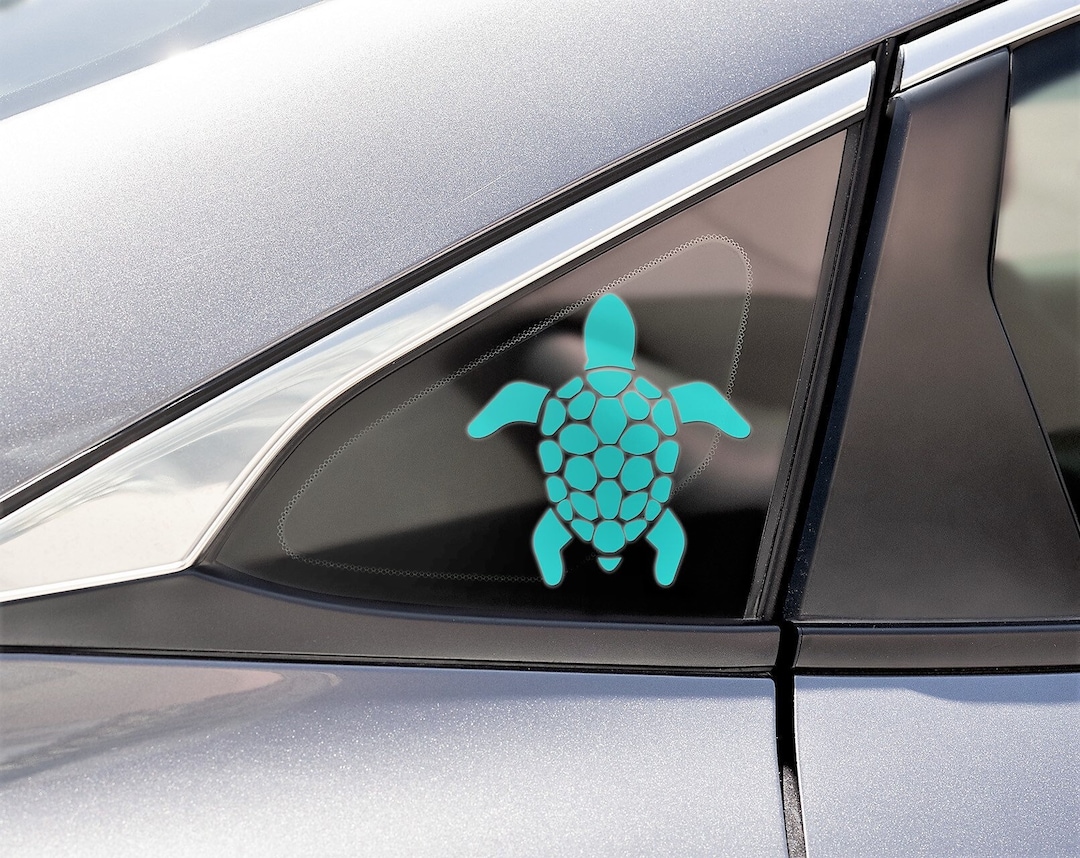 Sea Turtle Car Sticker/window Decal/bumper Sticker/window Sticker ...