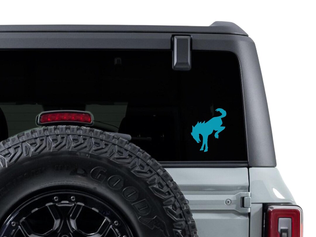 Bucking Horse Decal: Car Window Bumper Sticker, Custom Sticker - Etsy