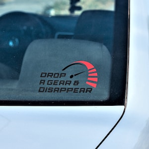 Drop A Gear and Disappear SVG, PNG, JPG Digital File | Racing ...
