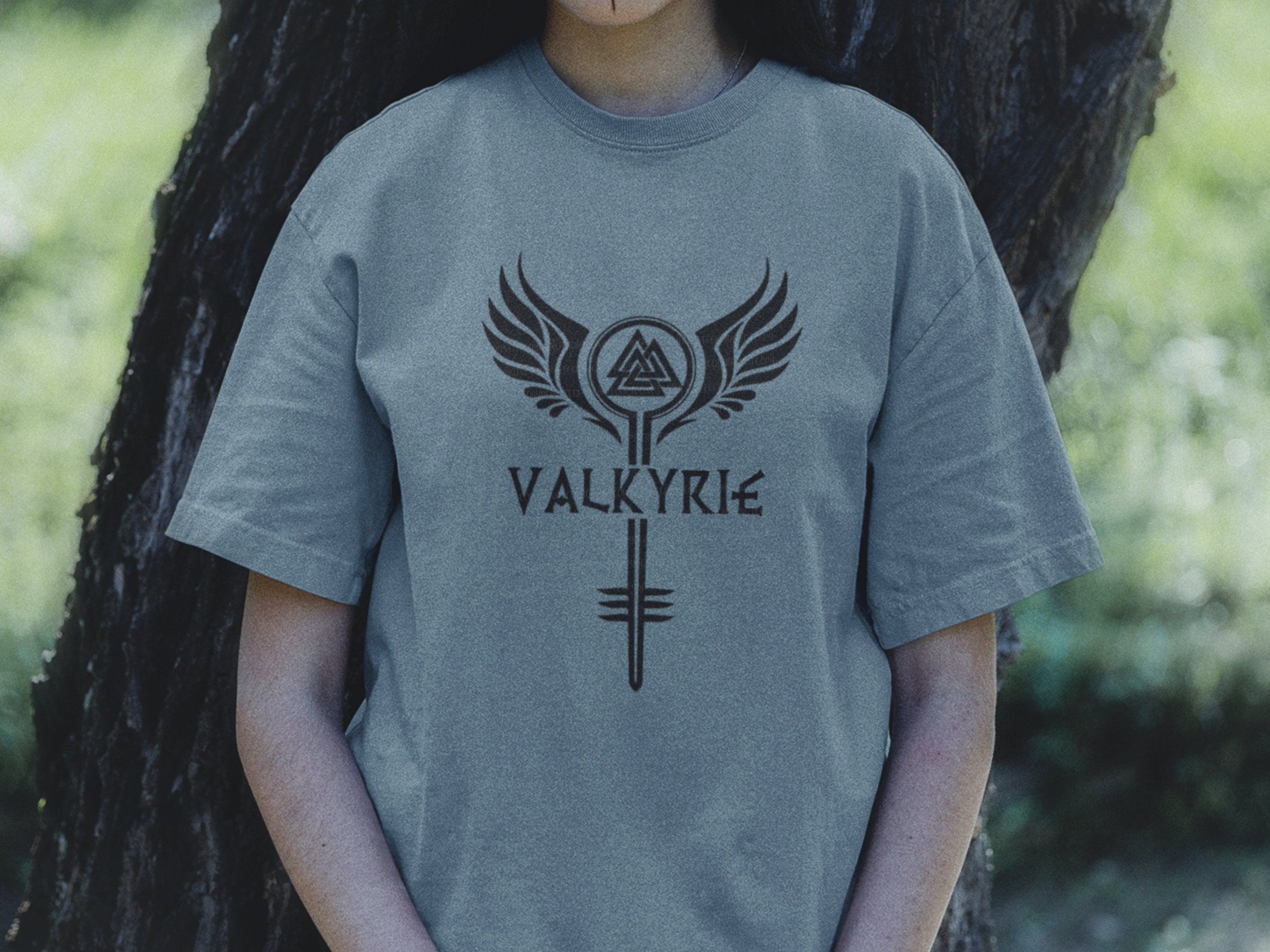 Valkyrie Warrior SVG: Norse Viking Valhalla Design (digital Download ...