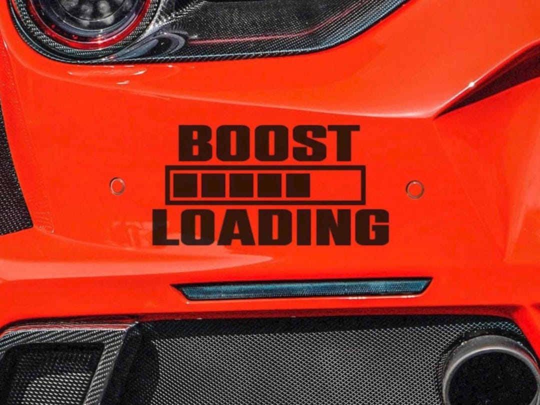 Boost Loading Progression Bar Decal | Bumper Sticker | Boosted | Car ...