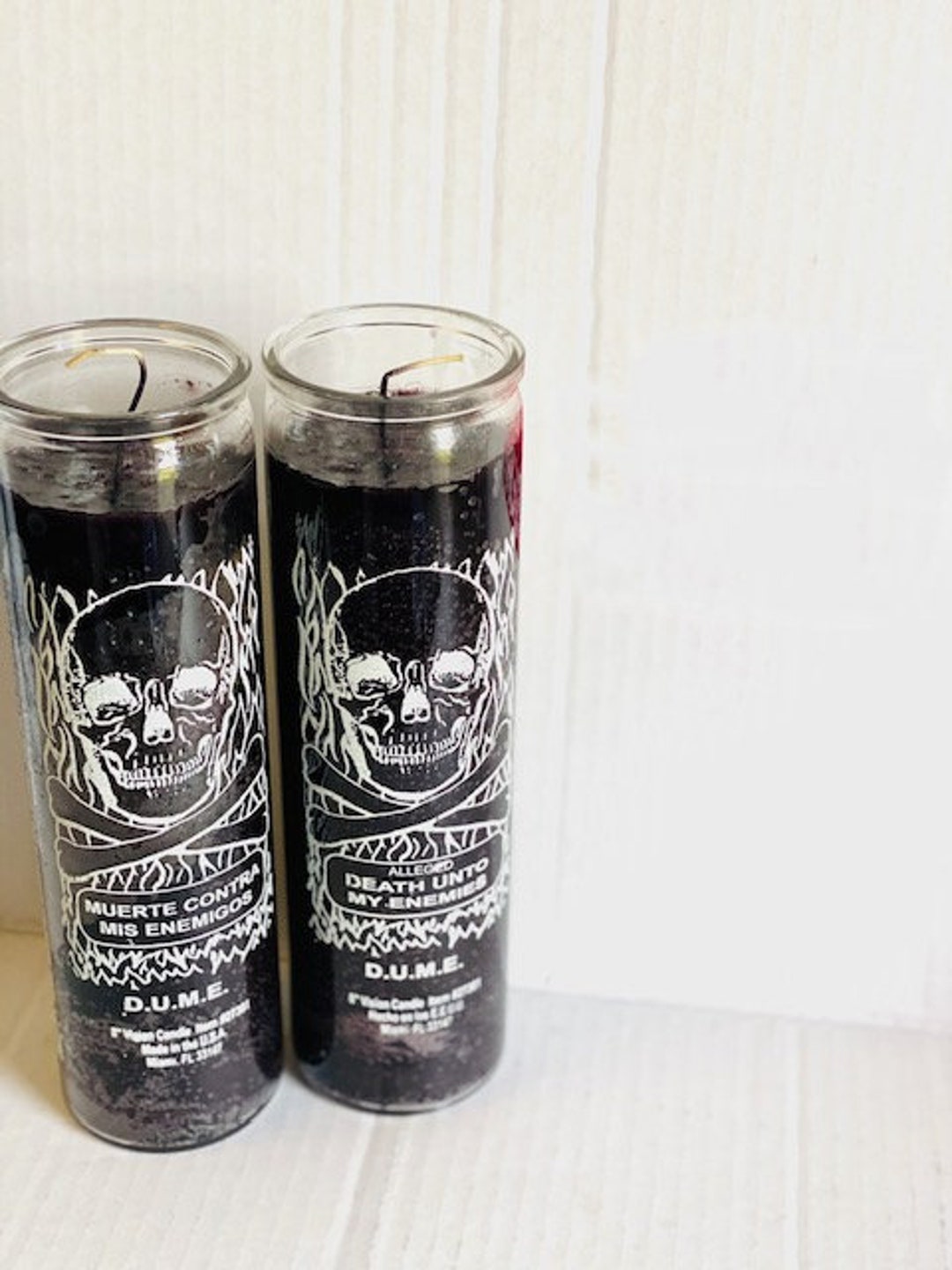 Death Unto My Enemies DUME 7 Day Candles/vela De Muerte Para - Etsy
