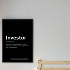 INVESTORS POSTER - Etsy