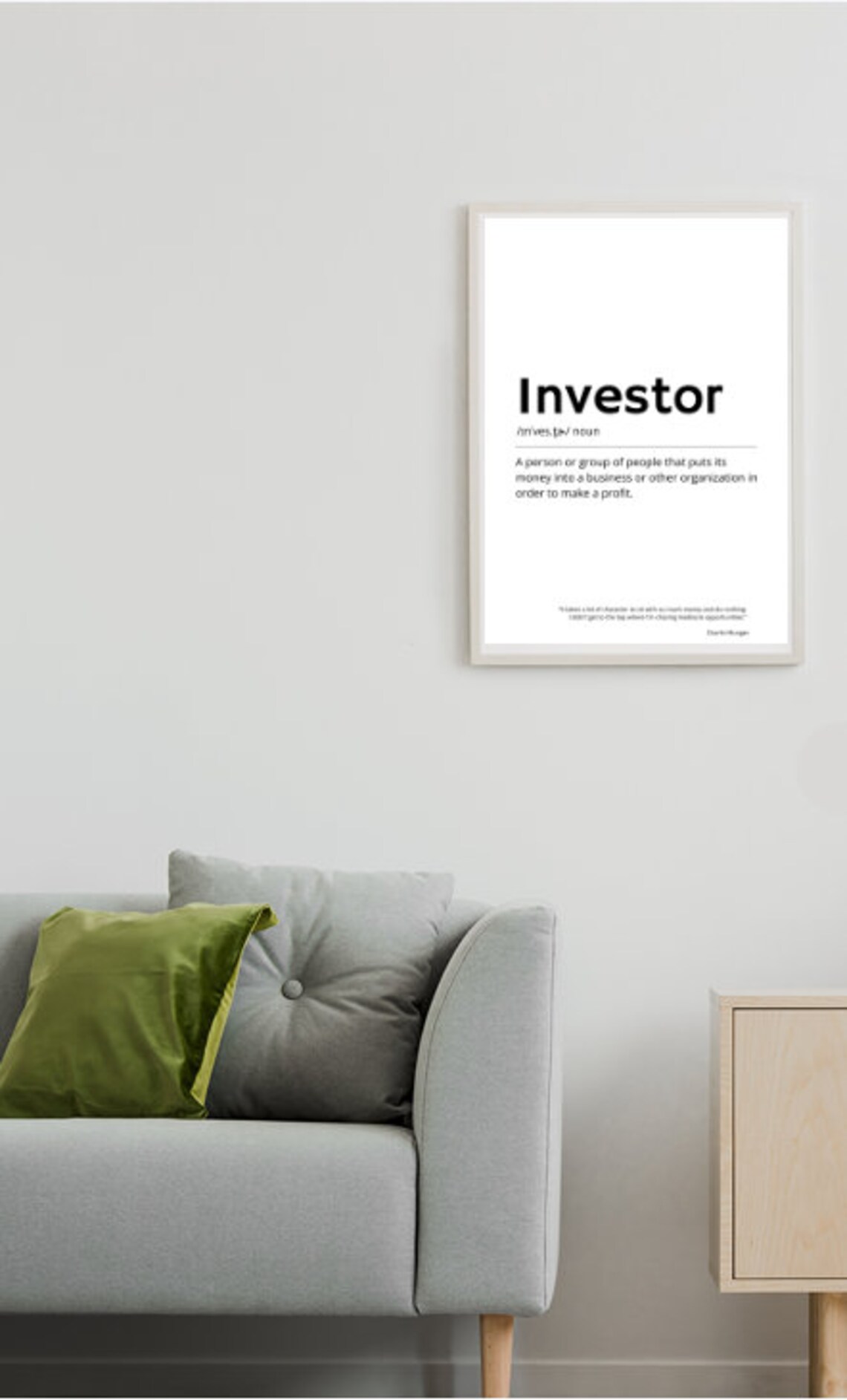 INVESTORS POSTER - Etsy