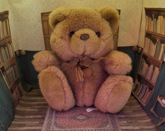 Teddy Bear With Red Ribbon for Adoption - Etsy