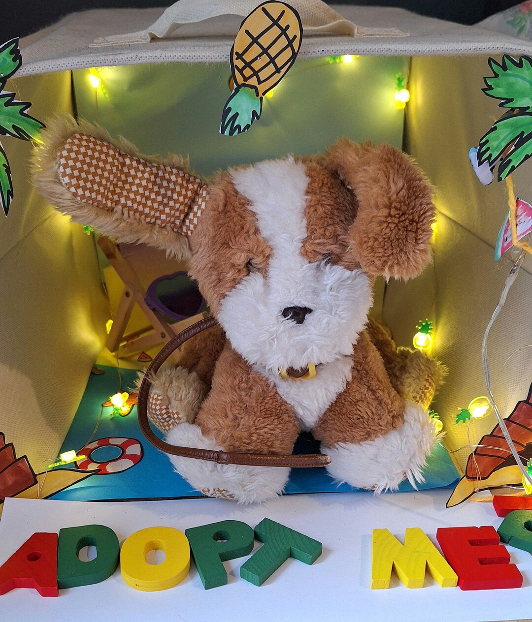 Floppy Patchwork Eared Puppy Dog Plushie for Adoption - Etsy