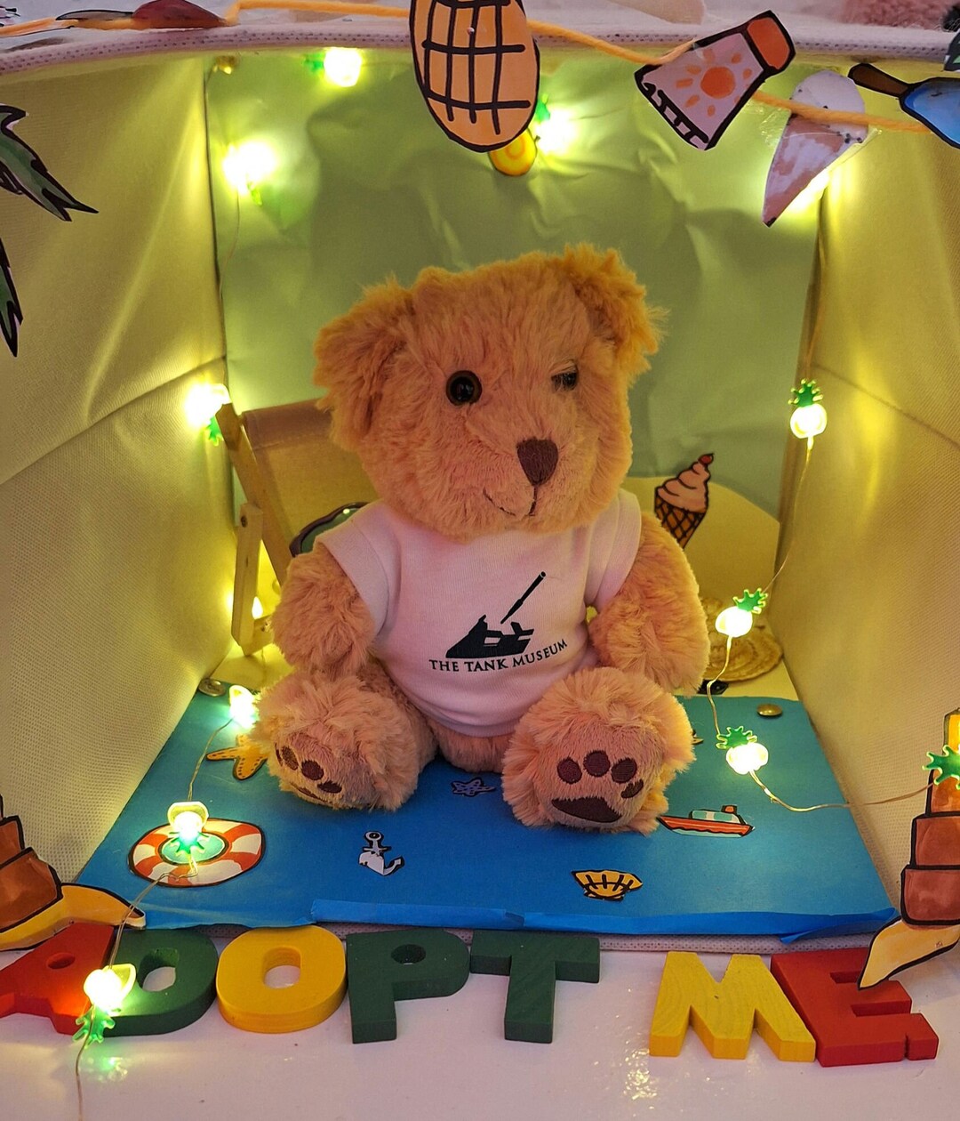 Tank Museum Teddy Bear for Adoption - Etsy