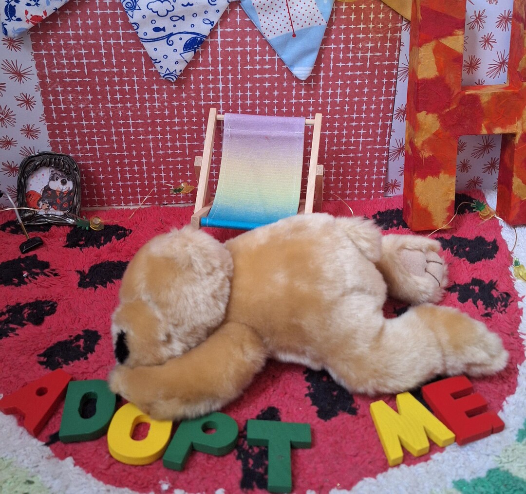 Small Sleeping Teddy Bear for Adoption - Etsy