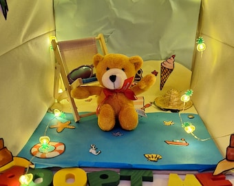 Teddy Bear With Red Ribbon for Adoption - Etsy