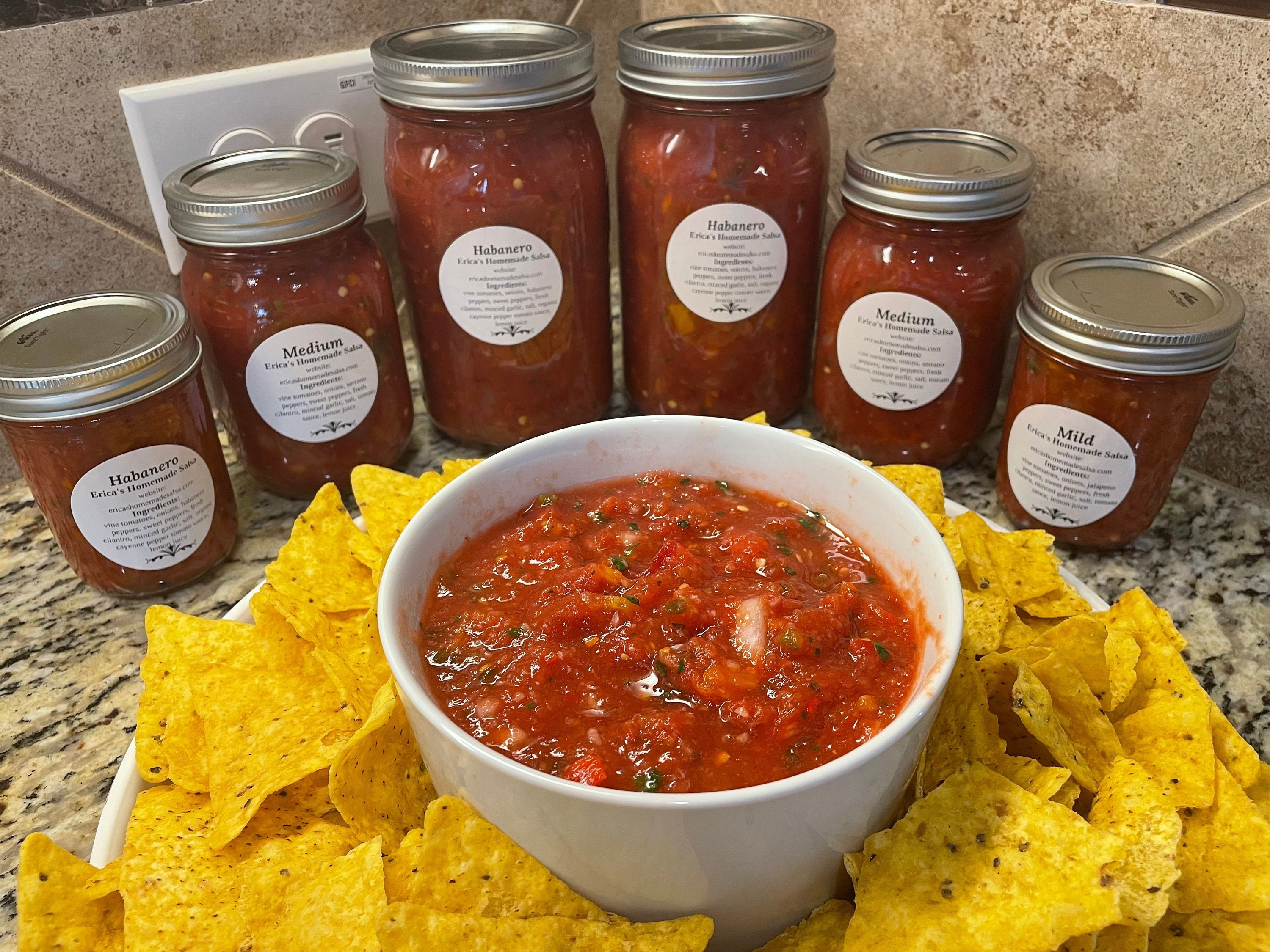 Traditional Homemade Salsa - Etsy