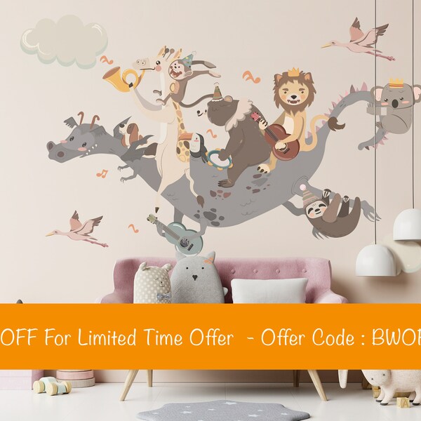 Crane Wall Decal - Etsy