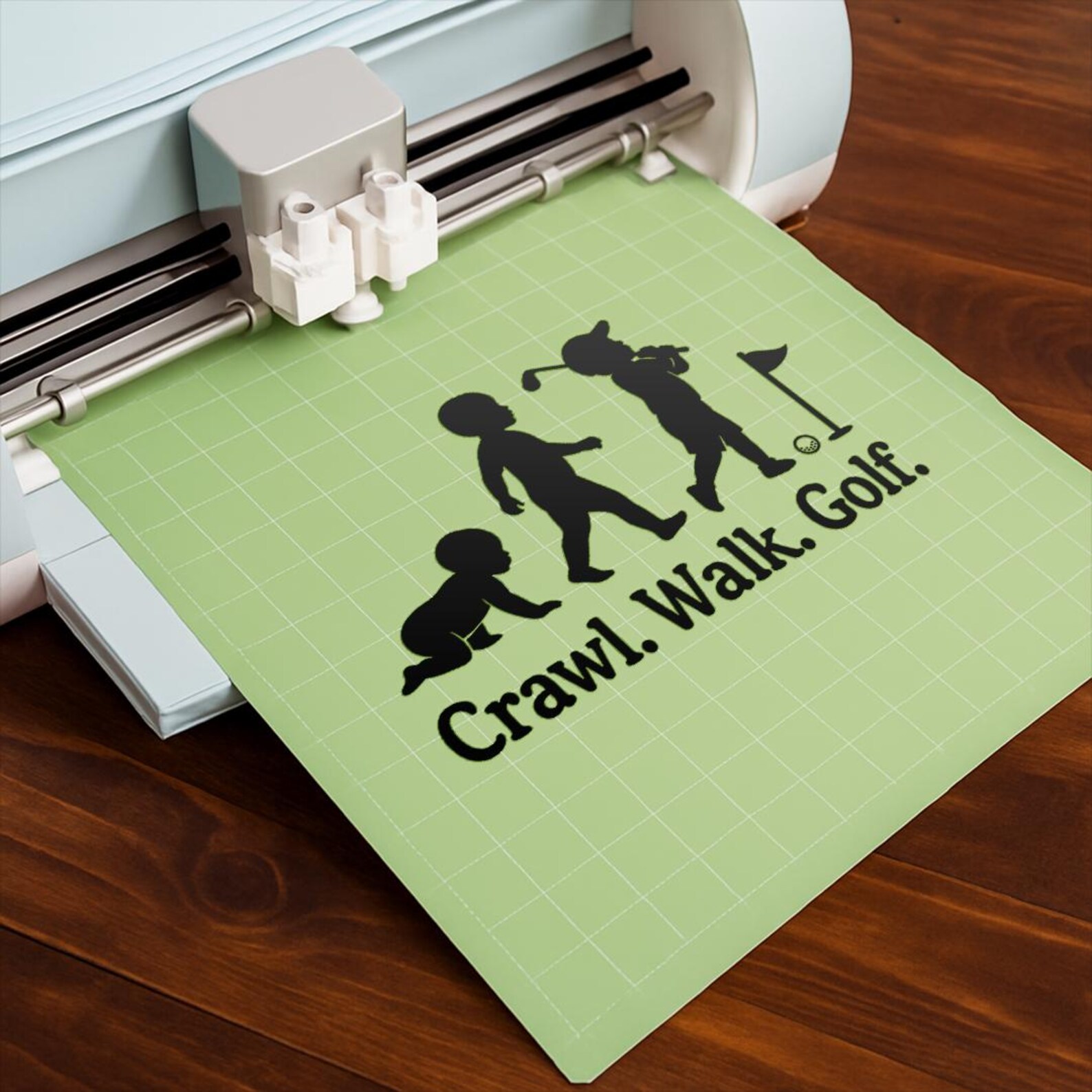 Crawl Walk Golf SVG | Kids Golf Progression Silhouette | Baby to Golfer ...