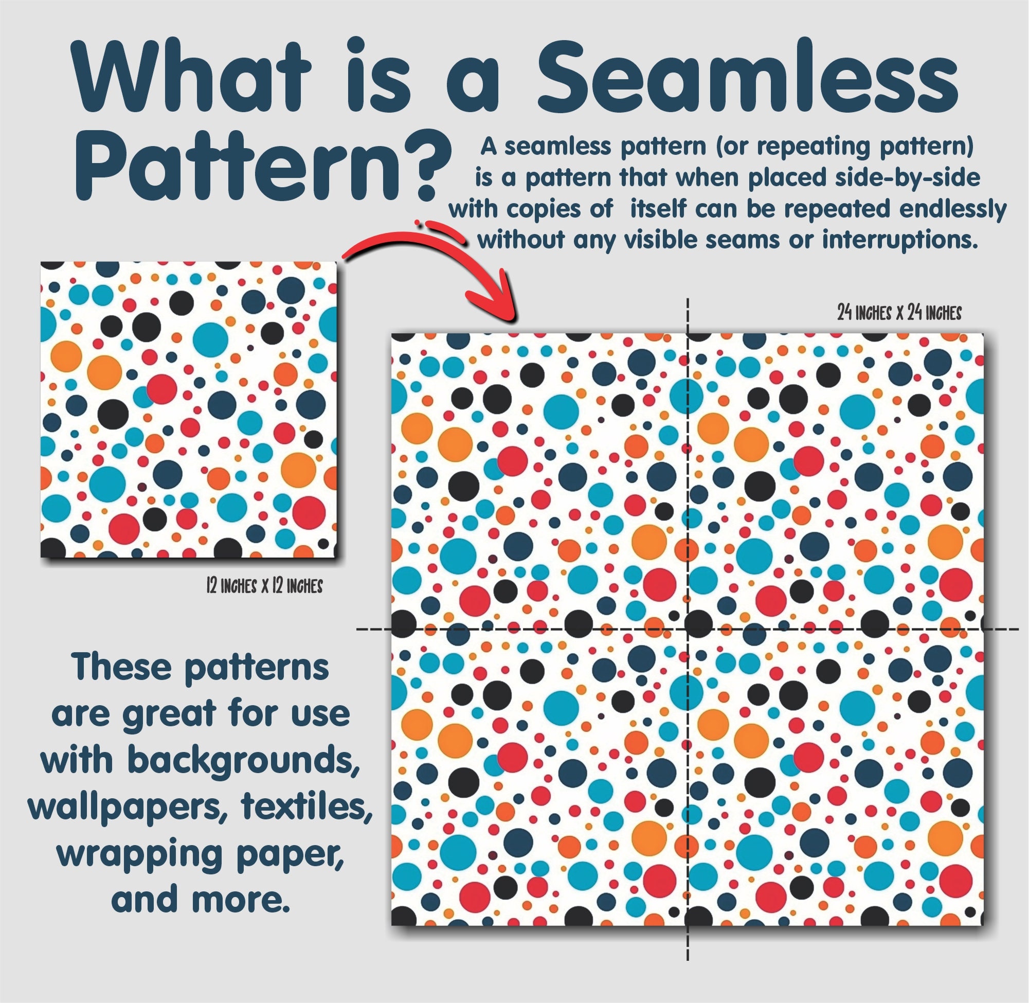 Birthstones Vol. 1 SEAMLESS Digital Paper Backgrounds Sublimation 24 ...