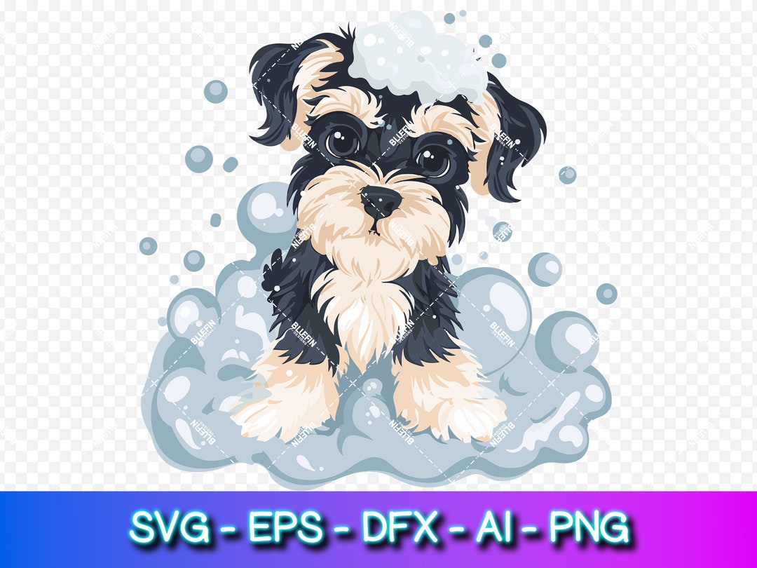 Buy Soapy Dog Logo Dog Wash vector Logo SVG Cut File Ai EPS Cricut ...