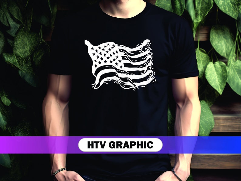 American Flag Waving (silhouette SVG Cut File - EPS - DXF - Cricut ...