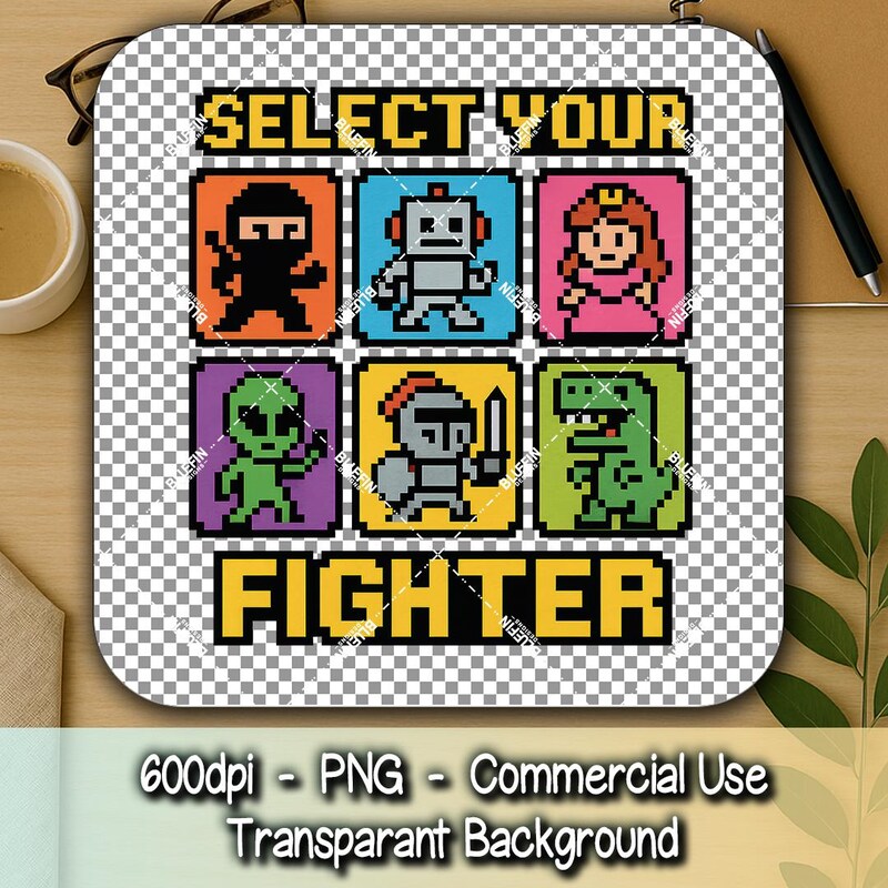 8 Bit - Etsy