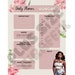 Pink Floral Daily Planner Page: Habit & Mood Tracker (PDF) - Etsy