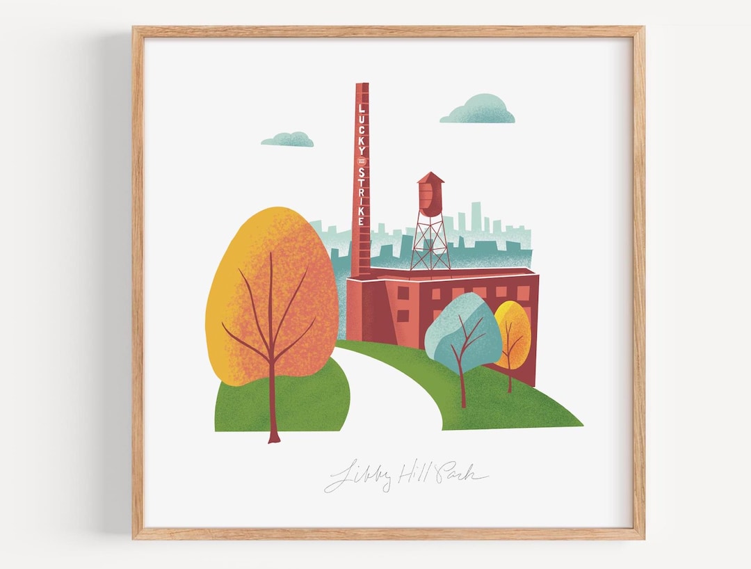 Libby Hill Park Richmond VA Lucky Strike RVA Print RVA Gift - Etsy