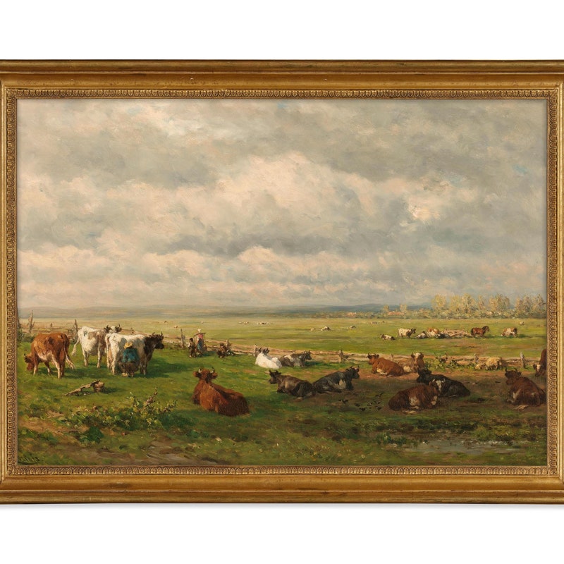 Pastoral Scene - Etsy