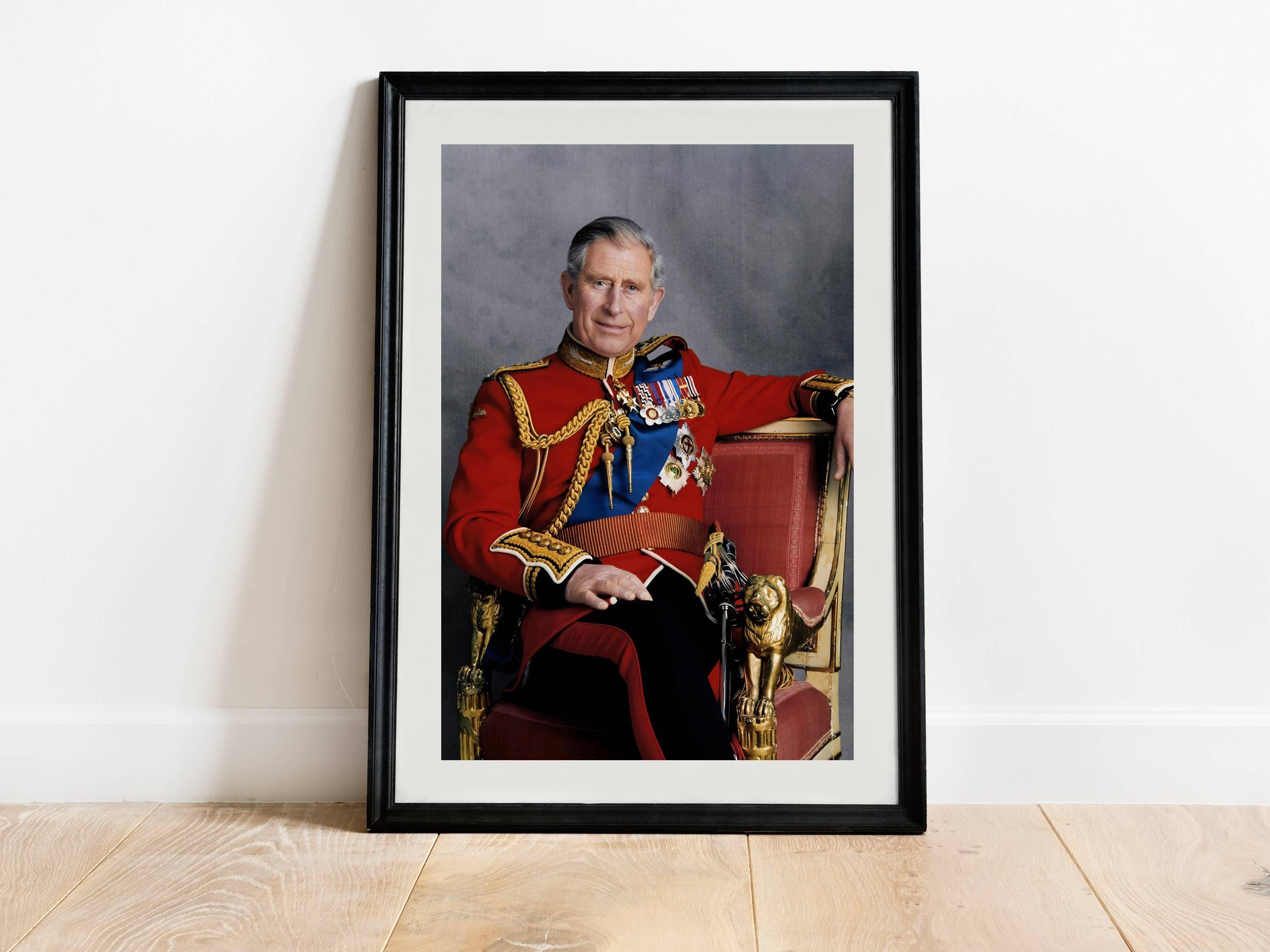 King Charles III Portrait Print British Royal Family - Etsy