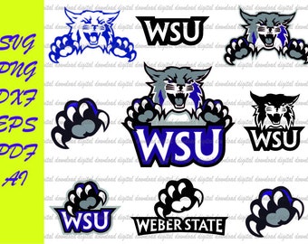 Weber State University Png - Etsy