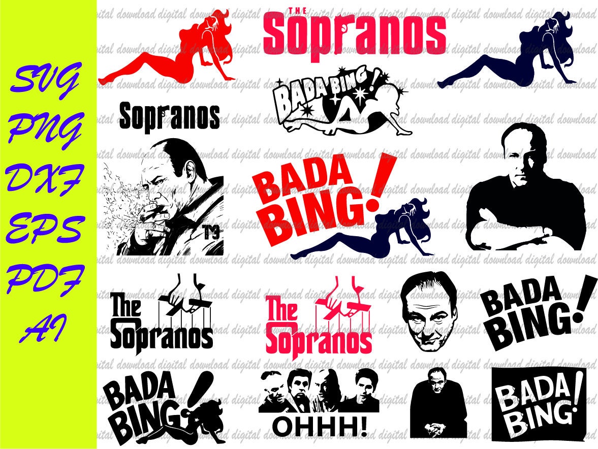 The Sopranos Bada Bing Svg Tony Svg Cricut Cut File Cut - Etsy Ireland
