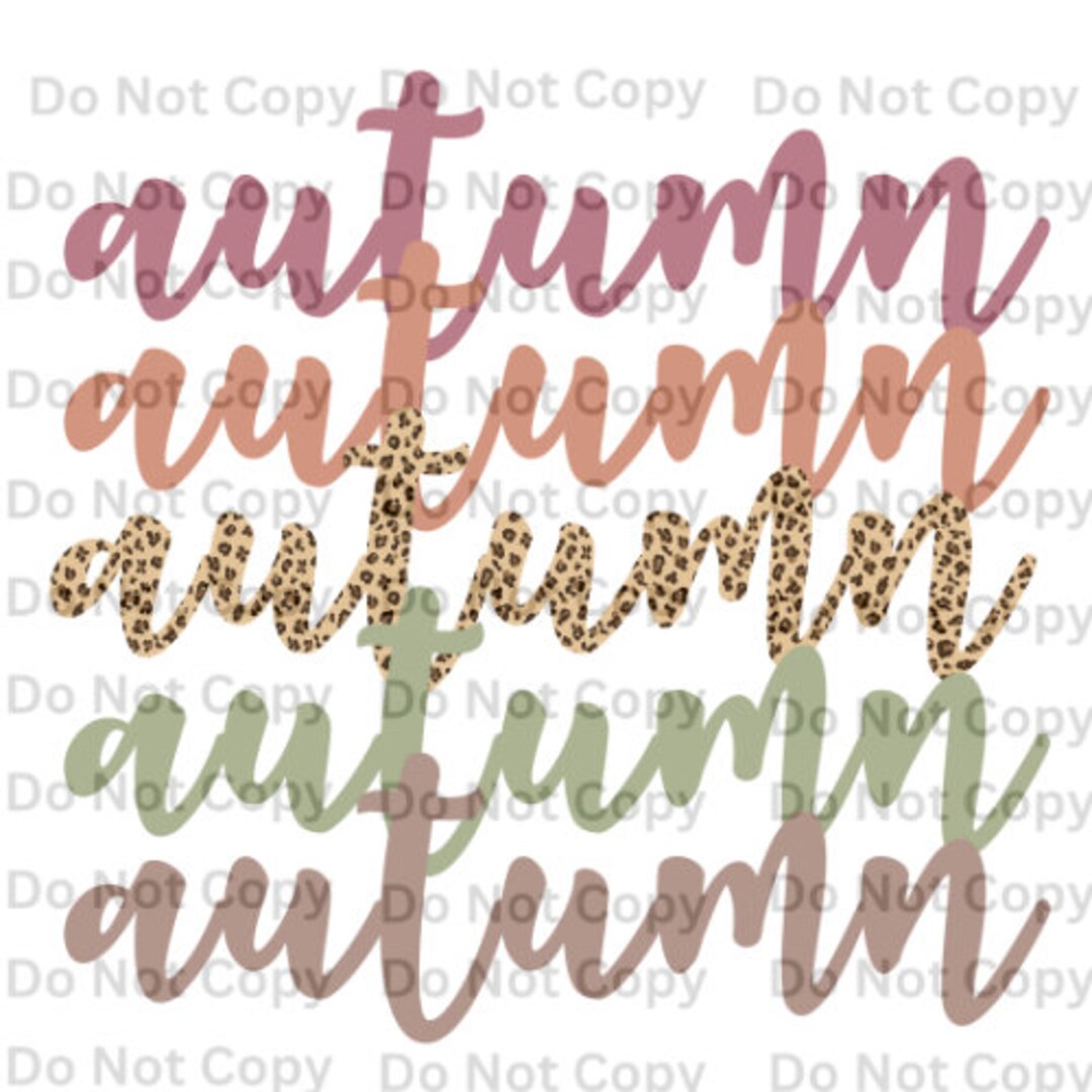 Autumn DTF Full Color DTF Print - Etsy