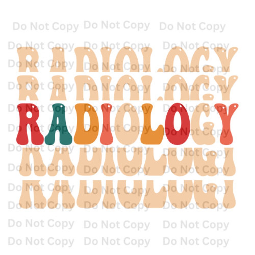 Radiology DTF Full Color DTF Print - Etsy