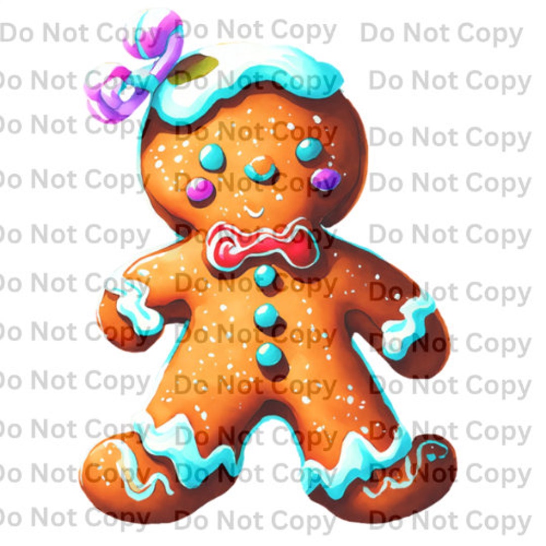 Ginger Bread DTF Full Color Print - Etsy