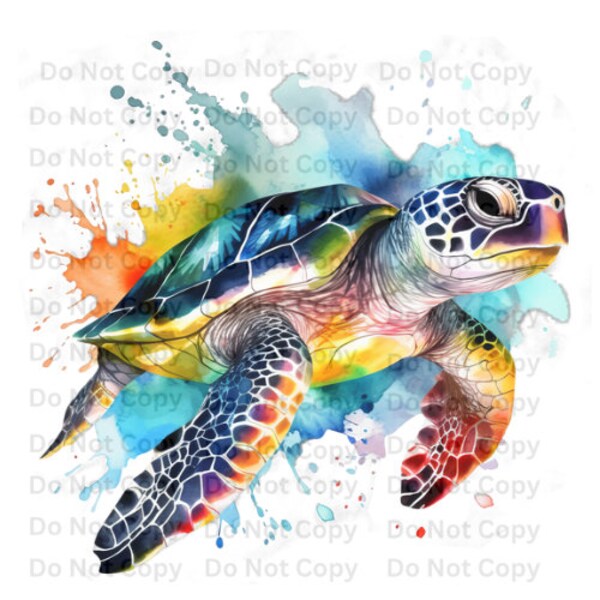 Sea Turtle Art - Etsy