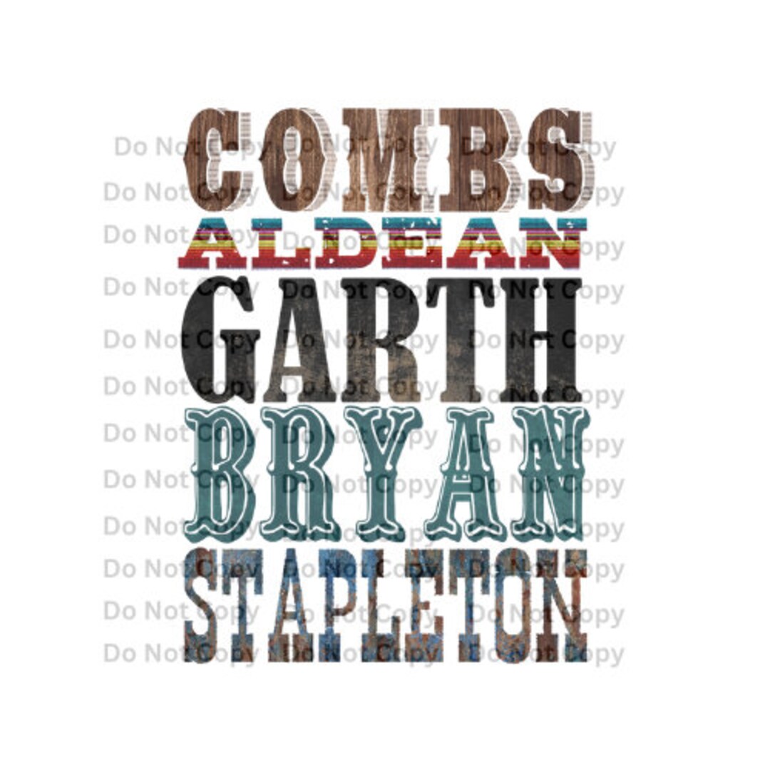 Combs and Singers Full Color DTF Print - Etsy