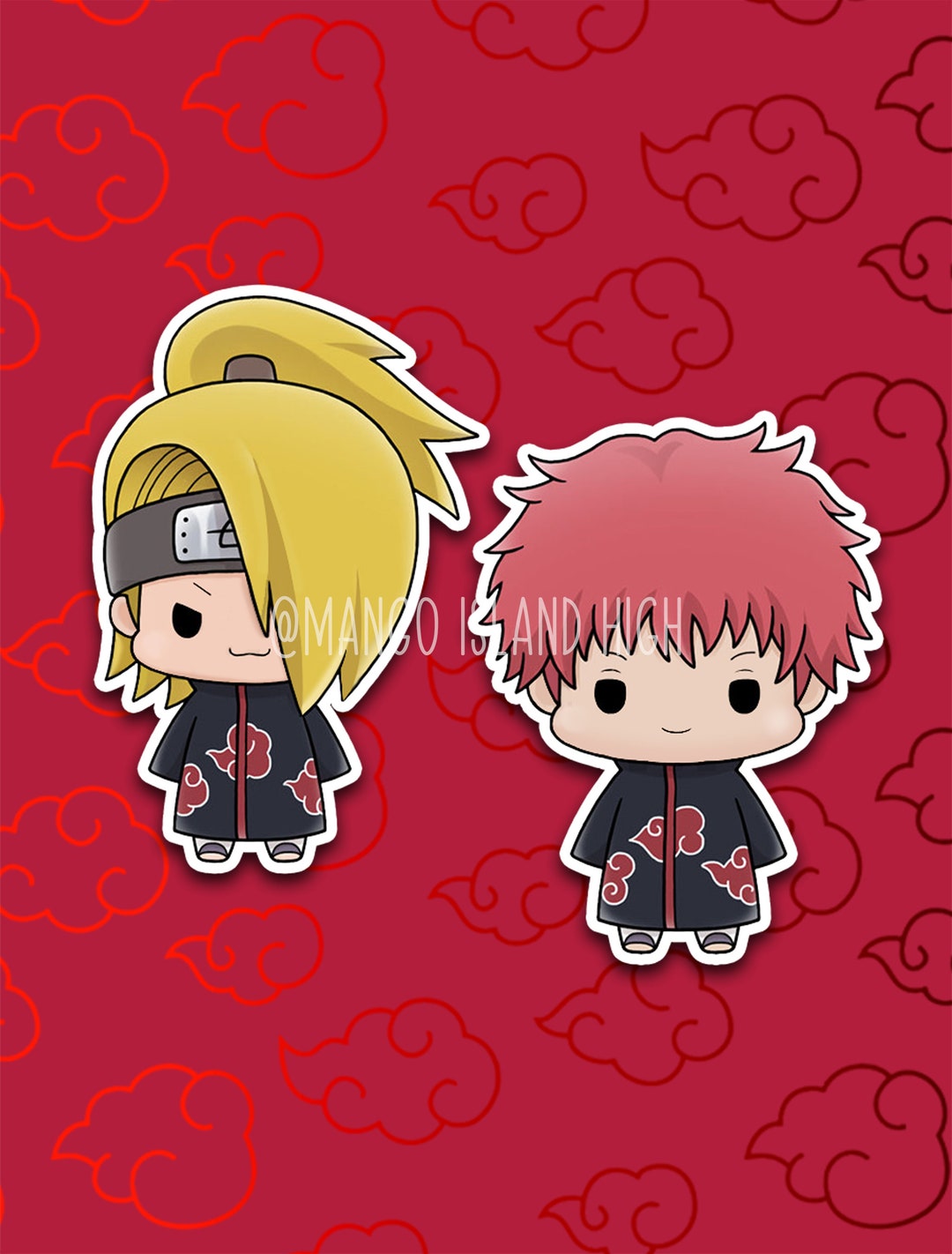 Chibi Art Ninja & Puppet Ninja Daybreak Sticker Collection - Etsy