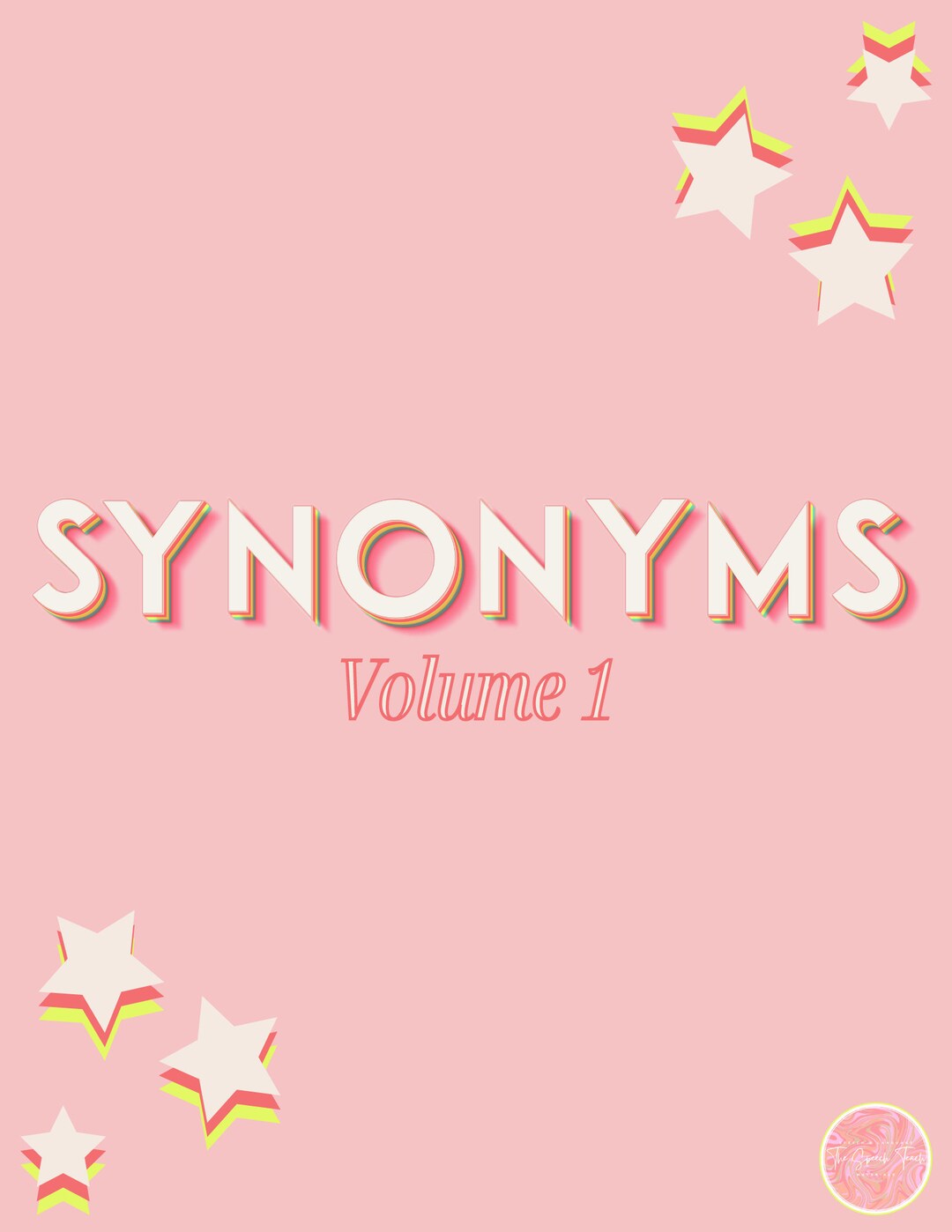 Synonyms Volume 1-printable Flashcards - Etsy
