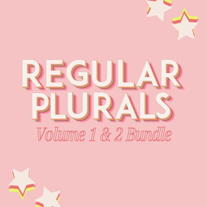 Regular Plurals Bundle-printable Flashcards - Etsy