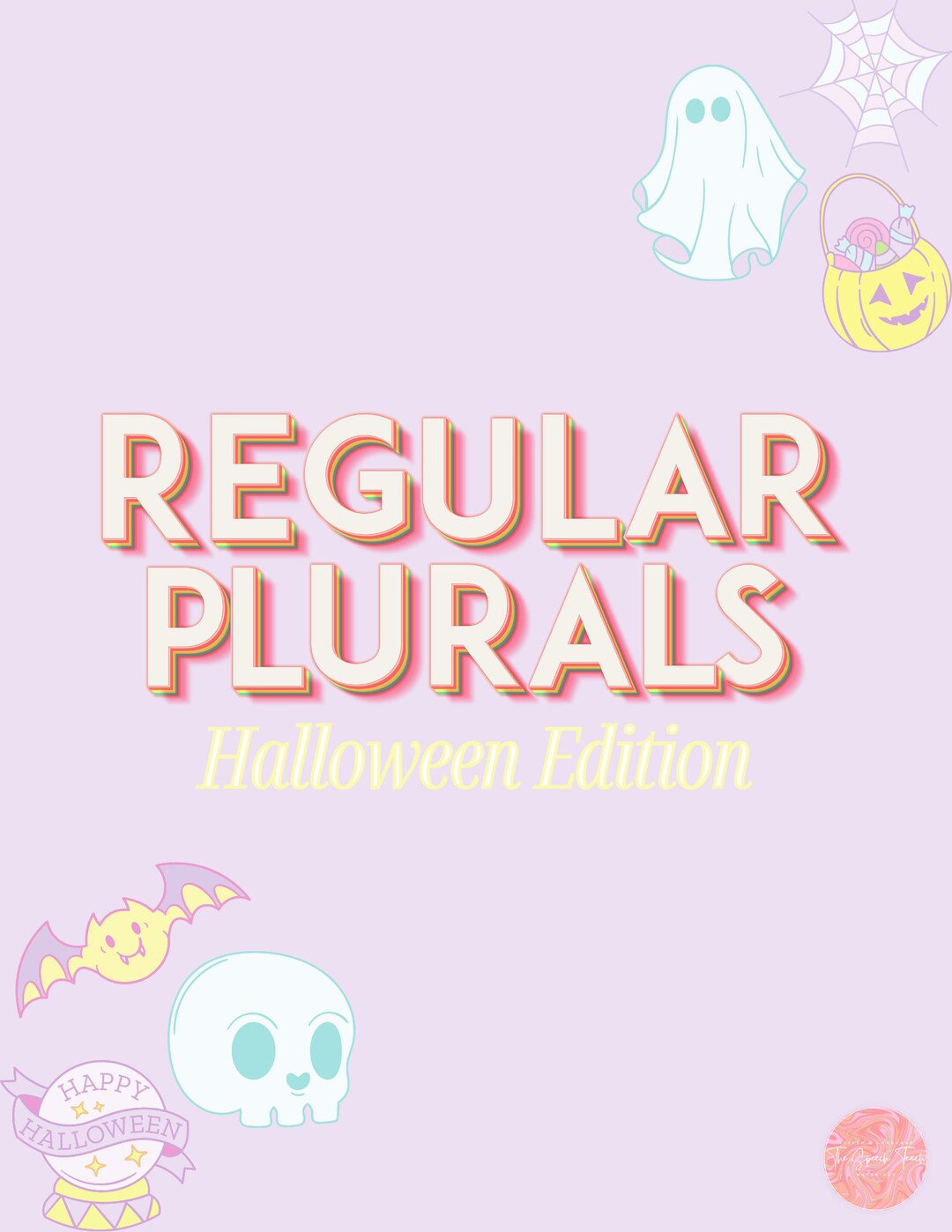 Halloween Regular Plurals-printable Flashcards - Etsy